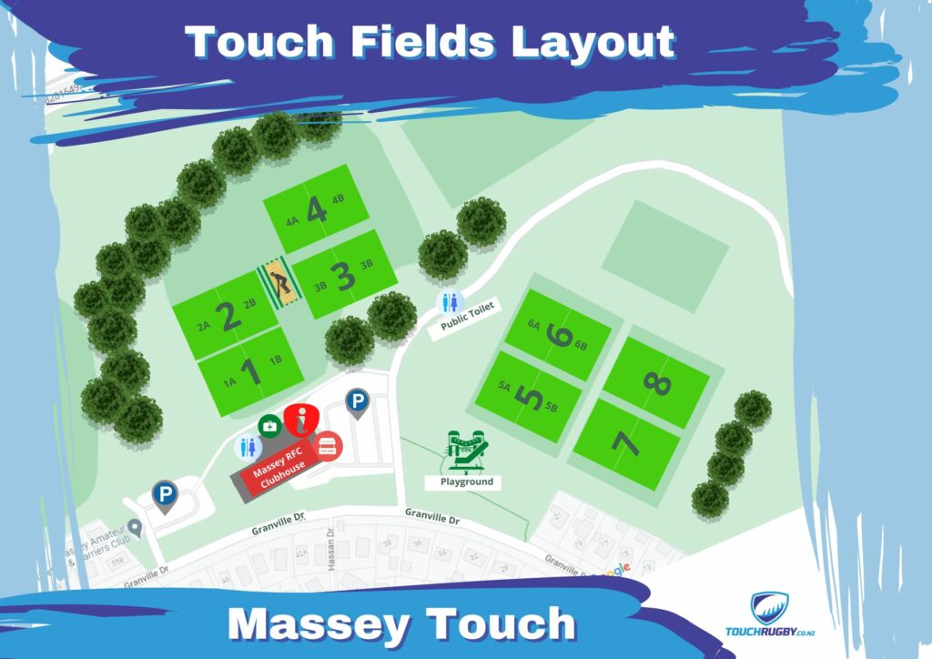 Massey, Moire Park - Touch Rugby Comps & Events